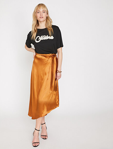 Koton Kadın Beli Bağlamalı Elbise