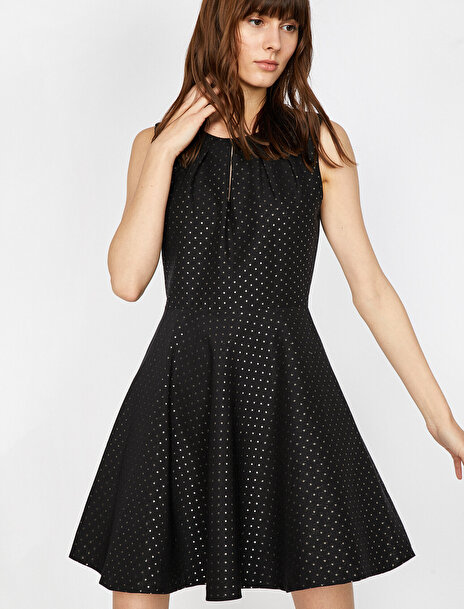 Koton Kadın Desenli Elbise Abiye