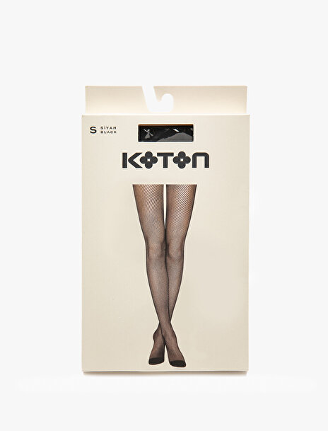 Koton Kadın Desenli Külotlu Çorap