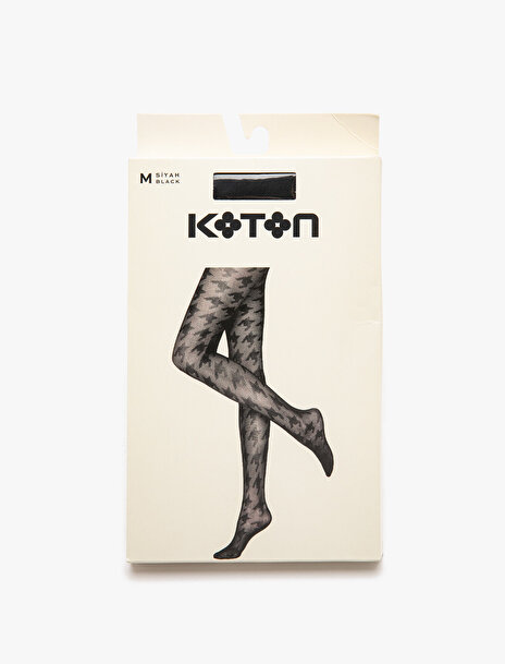 Koton Kadın Desenli Külotlu Çorap