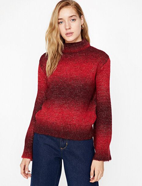 Koton Kadın Boğazlı Triko Kazak