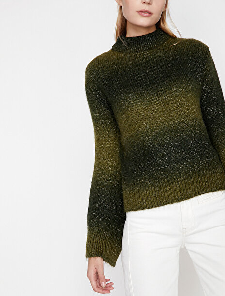 Koton Kadın Boğazlı Triko Kazak