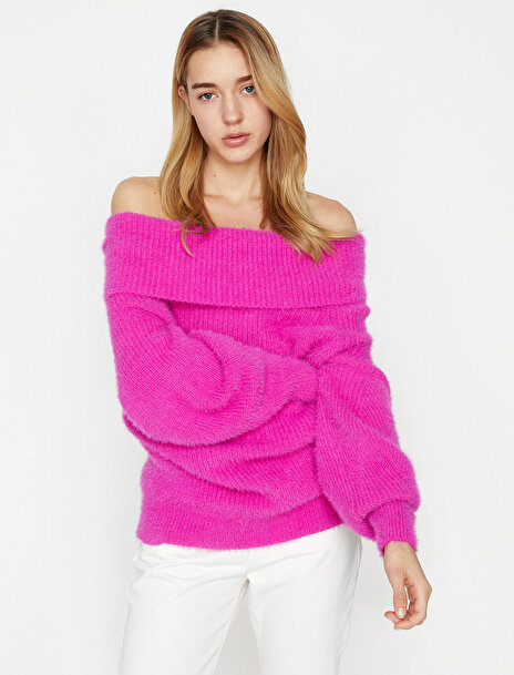 Koton Kadın Örgülü Triko Kazak