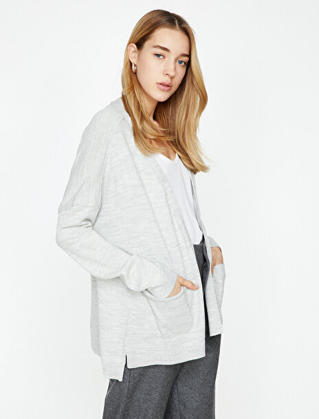 Koton Kadın Uzun Kollu Triko Hırka