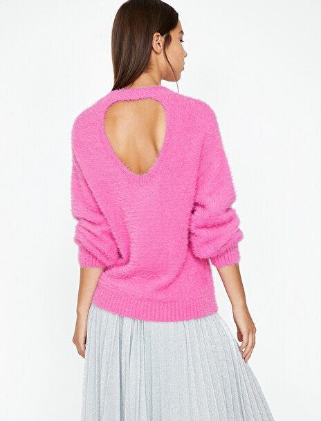 Koton Kadın Sırt Detaylı Triko Tunik