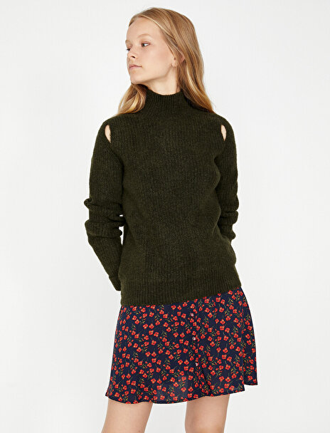 Koton Kadın Omuz Detaylı Triko Kazak