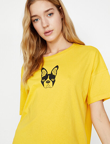 Koton Ole Genç Kız Baskılı T-Shirt