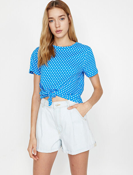 Koton Kadın Puantiyeli T-Shirt