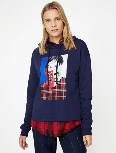 Koton Ole Genç Kız Aplikeli Sweatshirt Koton Ole Genç Kız Aplikeli Sweatshirt