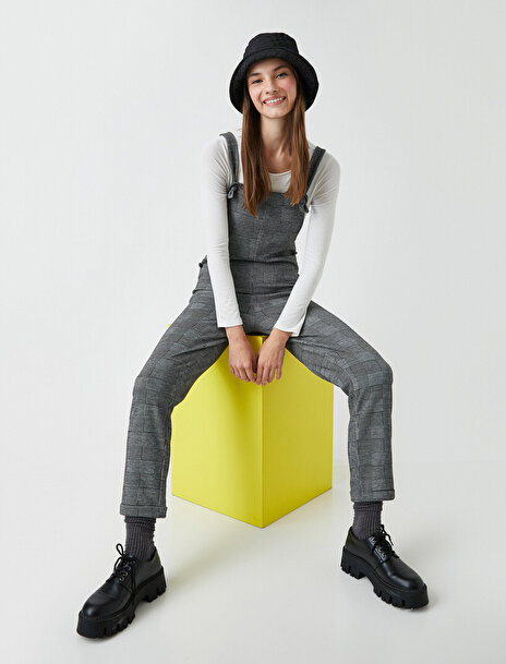 Koton Kadın Kareli Tulum