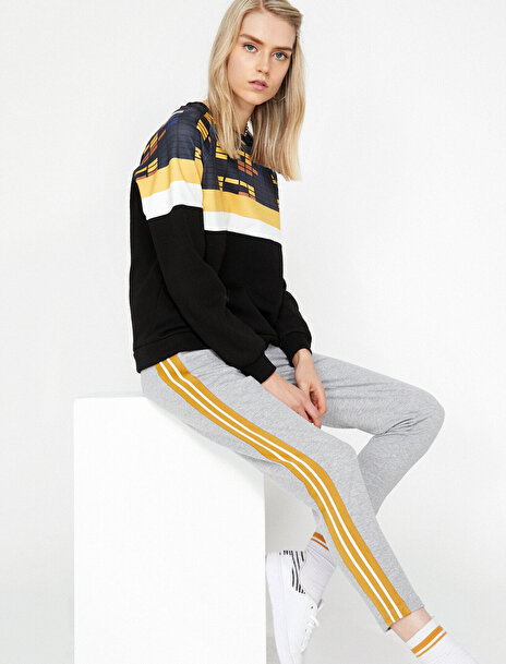 Koton Ole Genç Kız Şerit Detaylı Jogger Pantolon