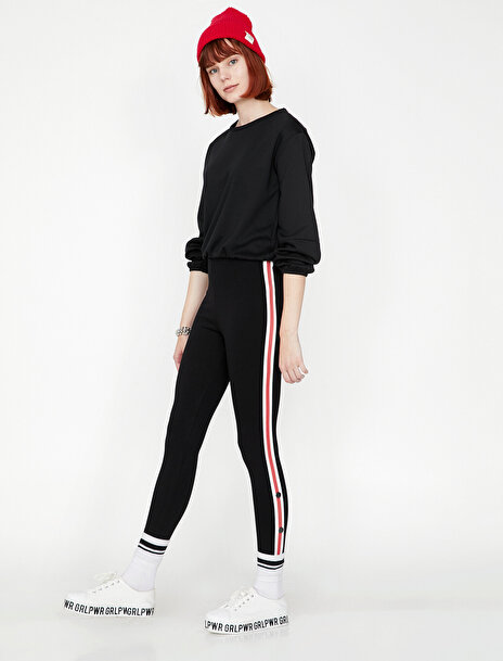 Koton Kadın Şeritli Tayt