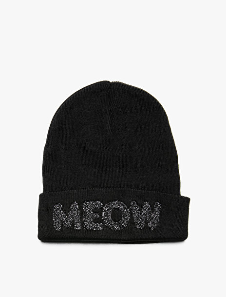 Koton Kadın Yazılı Baskılı Bere