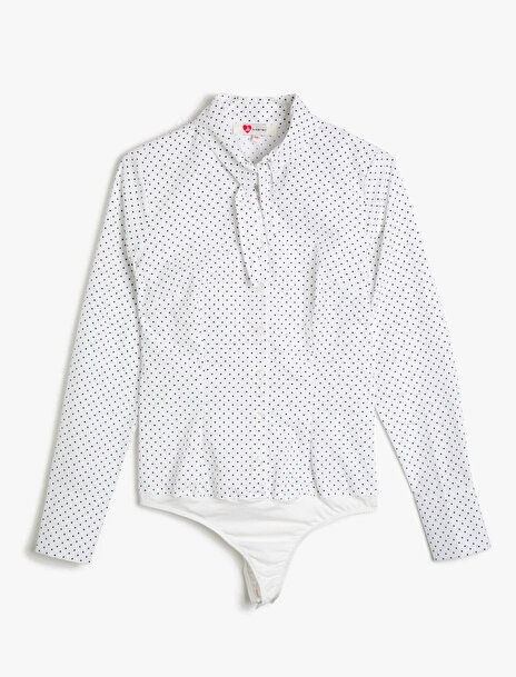 Koton Ole Genç Kız Desenli Gömlek Koton Ole Genç Kız Desenli Gömlek