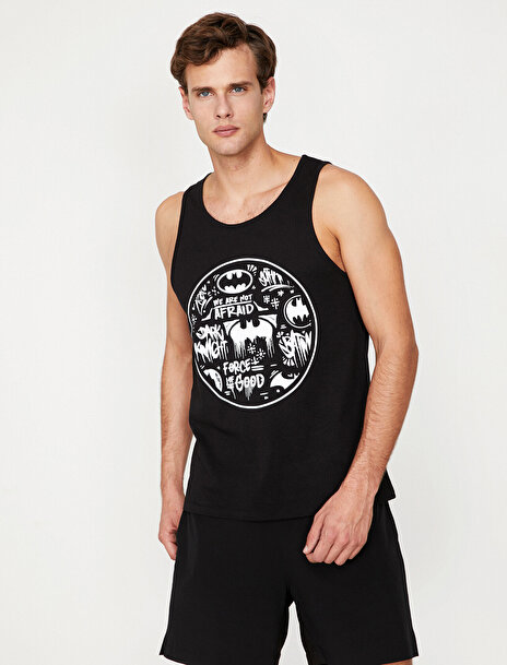 Koton Erkek Batman Lisanslı Baskılı Atlet