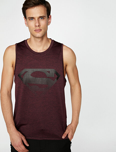Koton Erkek Superman Lisanslı Baskılı Atlet