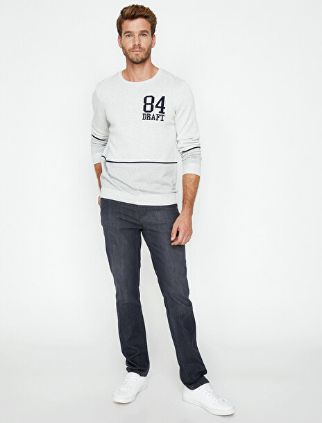 Koton Erkek Mark Straight Fit Jean Pantolon