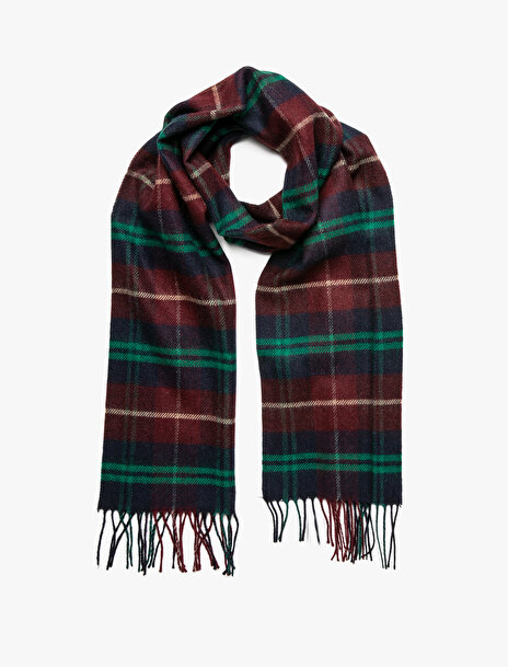 Koton Erkek Kareli Atkı Koton Erkek Kareli Atkı