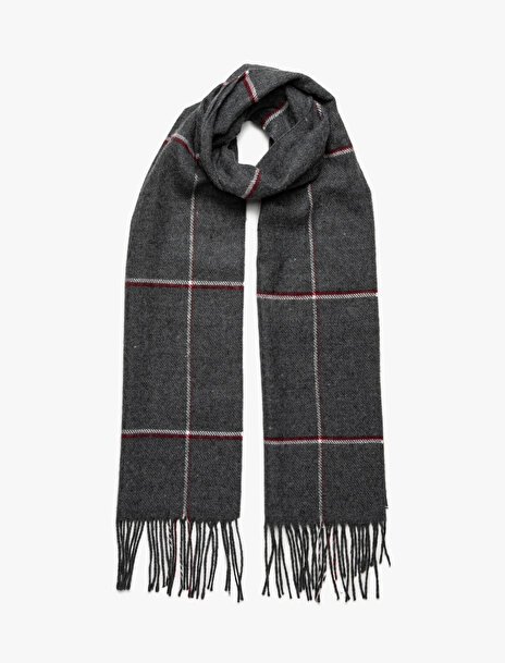 Koton Erkek Kareli Atkı Koton Erkek Kareli Atkı