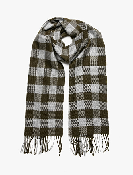 Koton Erkek Kareli Atkı Koton Erkek Kareli Atkı