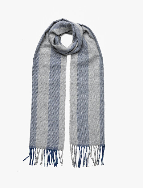 Koton Erkek Çizgili Atkı