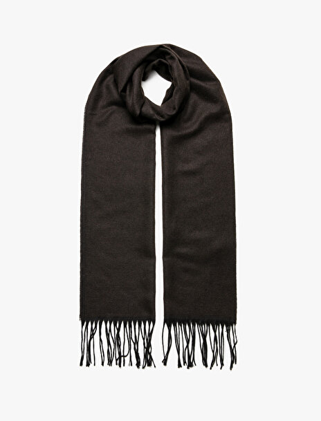 Koton Erkek Püskül Detaylı Atkı