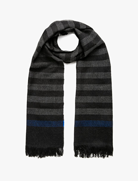 Koton Erkek Çizgili Atkı