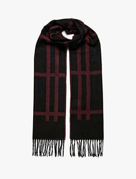 Koton Erkek Çizgili Atkı