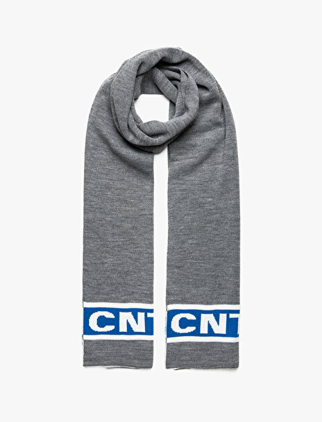 Koton Erkek Yazılı Baskılı Atkı