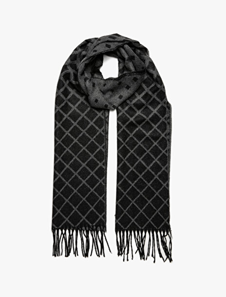 Koton Erkek Kareli Atkı Koton Erkek Kareli Atkı