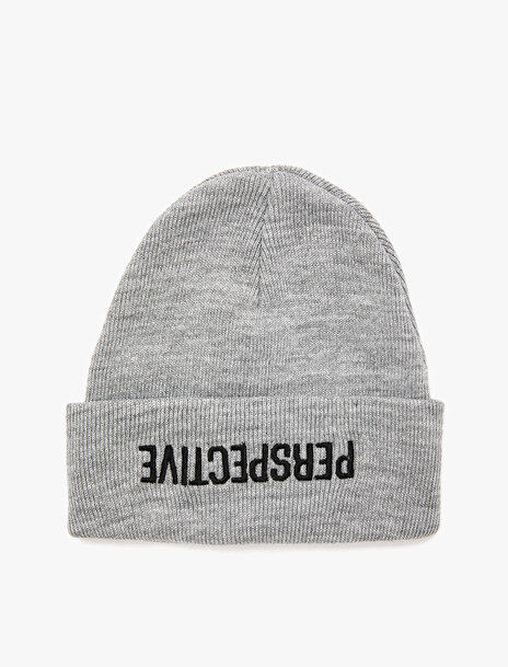 Koton Erkek Yazılı Baskılı Bere