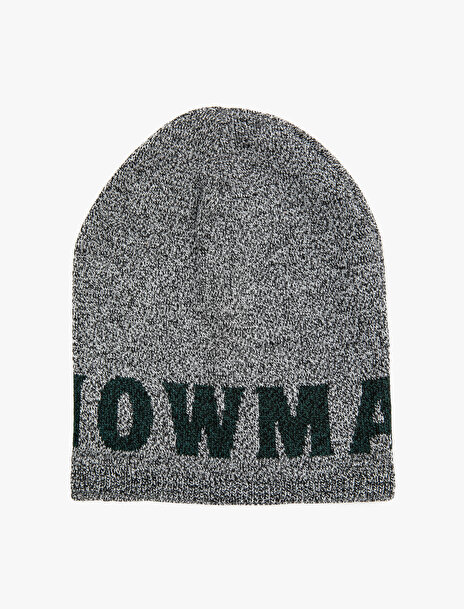 Koton Erkek Yazılı Baskılı Bere