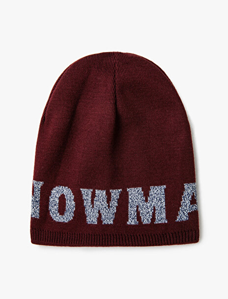 Koton Erkek Yazılı Baskılı Bere