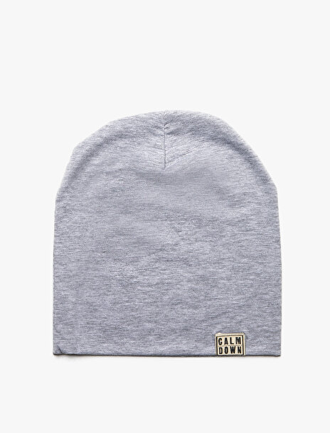 Koton Erkek Aplikeli Bere Koton Erkek Aplikeli Bere