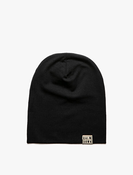 Koton Erkek Aplikeli Bere