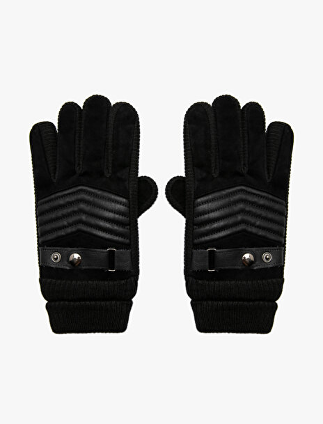 Koton Erkek Deri Görünümlü Eldiven Koton Erkek Deri Görünümlü Eldiven