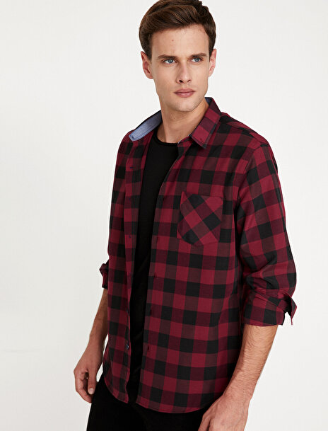 Koton Erkek Kareli Gömlek