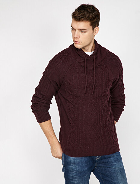 Koton Erkek Yüksek Yaka Triko Kazak