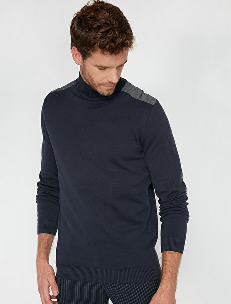 Koton Erkek Yüksek Yaka Triko Kazak