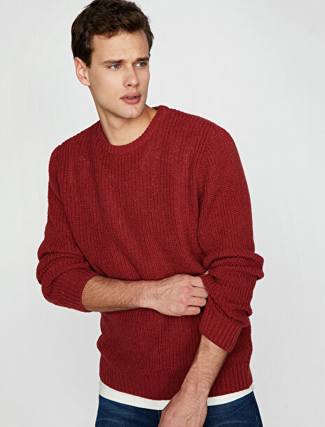 Koton Erkek Örgü Triko Kazak