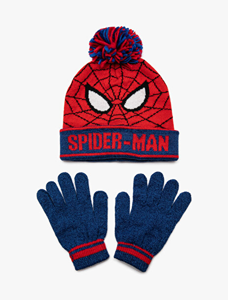 Koton Erkek Çocuk Spider-Man Baskılı Bere Seti