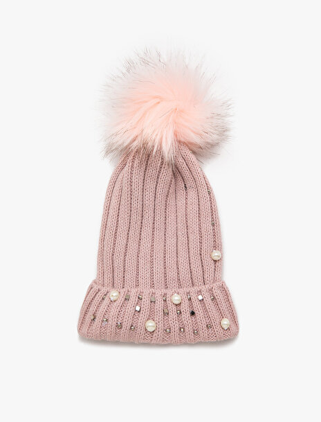 Koton Kız Çocuk Pon Pon Detaylı Bere