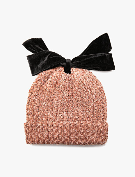 Koton Kız Çocuk Fiyonk Detaylı Bere