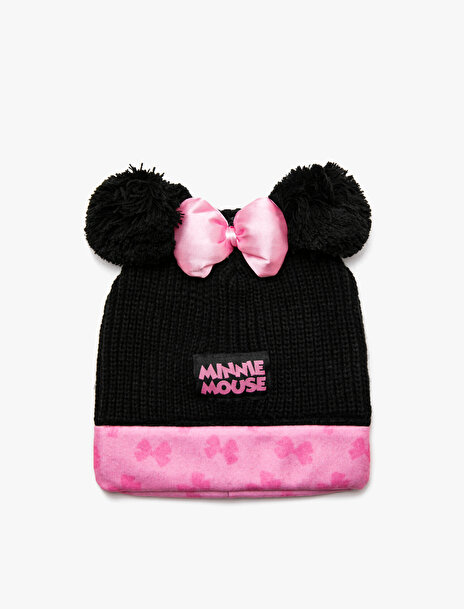 Koton Kız Çocuk Minnie Mouse İşlemeli Bere