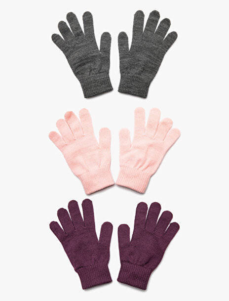 Koton Kız Çocuk 3'lü Eldiven