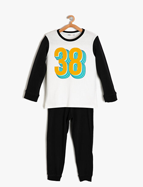 Koton Erkek Çocuk Baskılı Pijama Seti