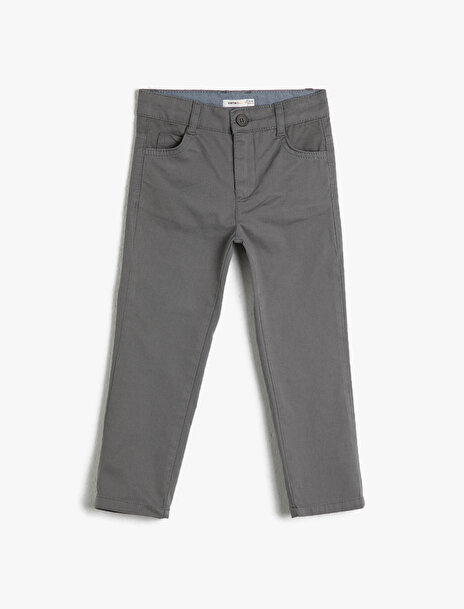 Koton Erkek Çocuk Normal Bel Basic Cepli Pantolon