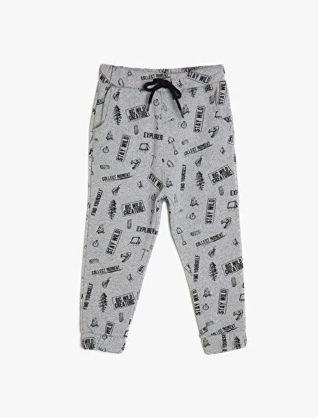 Koton Erkek Çocuk Yazılı Baskılı Eşofman Altı