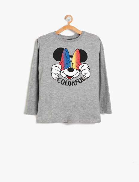 Koton Kız Çocuk Minnie by Koton T-Shirt