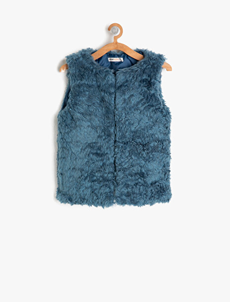 Koton Kız Çocuk Suni Kürk Detaylı Yelek